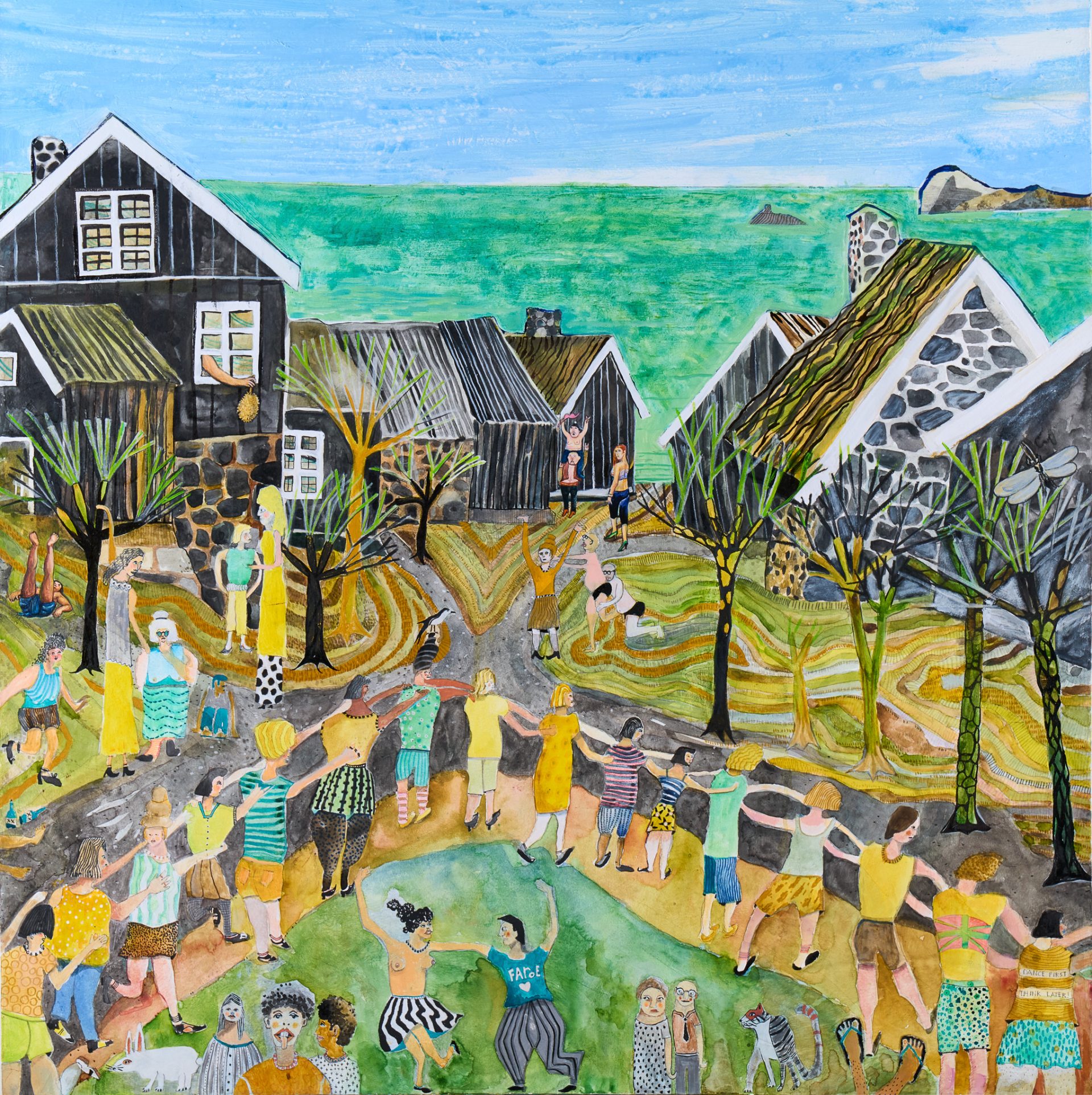 Medieval Circle Dance Anyone? - Bensley Outsider Gallery